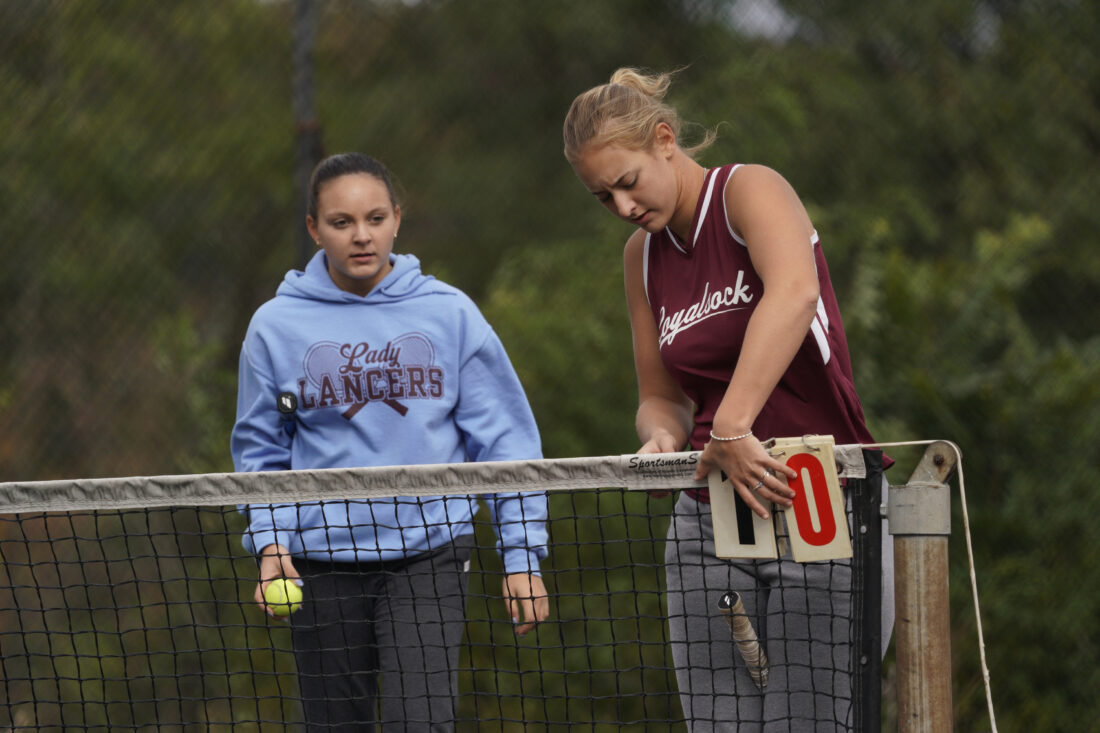Loyalsock’s Hall, Crawford advance to doubles semis despite wind | News ...